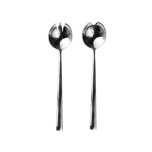 MEPRA Movida Salad Serving Set2 Pieces - Silver