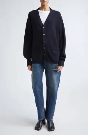 MAISON MARGIELA Cashmere V-neck Cardigan