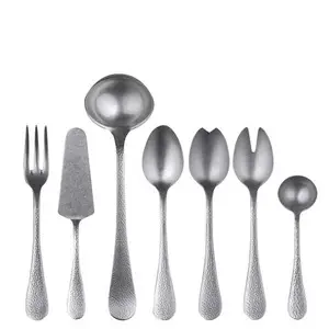 MEPRA Epoque Serving Set7 Pieces Pewter Silver