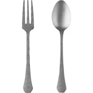 MEPRA Moretto Serving Set2 Pieces - Pewter Silver