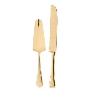 MEPRA Brescia Cake Set2 Pieces - Gold