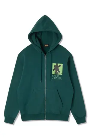 STAN RAY Brush Squares Zip Hoodie