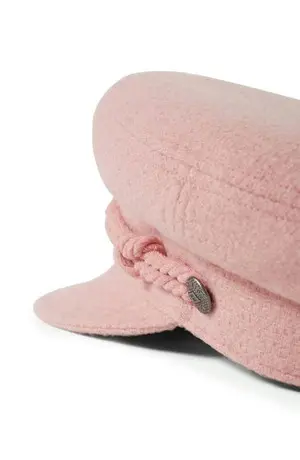 Brixton Kayla Bouclé Cap - Soft Pink Boucle