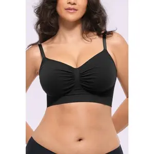 SHAPELLX Skin Flow Smooth Unlined Wireless Bra Classic Black