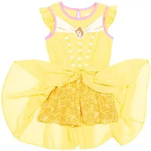 Disney Princess Sleeveless Romper - Princess Belle Yellow Yellow