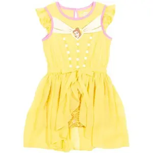 Disney Princess Sleeveless Romper - Princess Belle Yellow Yellow