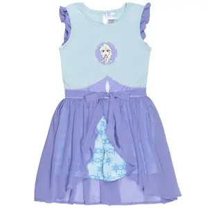 Disney Princess Sleeveless Romper - Queen Elsa Blue Blue