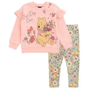 Disney Sweatshirt & Leggings Set - Winnie The Pooh Orange