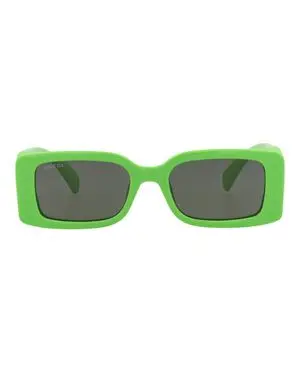 Gucci Square Frame Sunglasses - Green Green Grey (gg1325s/30013843/009)