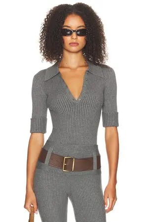 Women's Ribbed Knit Bodysuits
