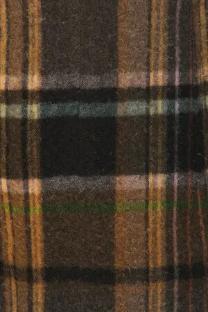 Acne Studios Delfin Plaid Mini Dress