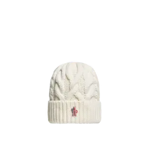 Moncler Wool Beanie - White