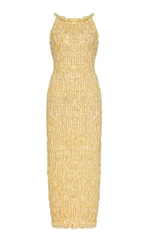 NIA THOMAS Hand-knit Ribbon Gown