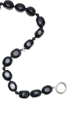 Agmes Dara Sterling Silver Onyx Necklace