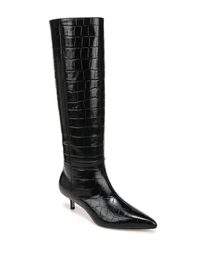 Veronica Beard Lisa 45 Tall Boots - Black