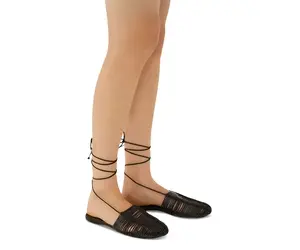 Farm Rio Macrame Ankle Tie Sandals