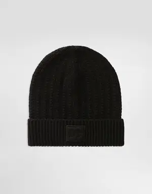 Dolce & Gabbana Cable-knit Beanie - Black