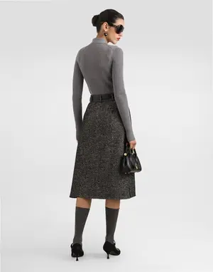 Dolce & Gabbana Ribbed Wool Pullover - Grey