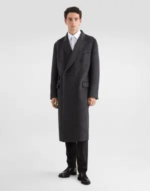 Dolce & Gabbana Double-breasted Wool And Cashmere Coat