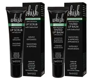 Whish Tinted Lip Balm & Lip Scrub Duo - One-color
