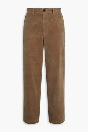 FRAME Tapered Corduroy Pants - Light Brown