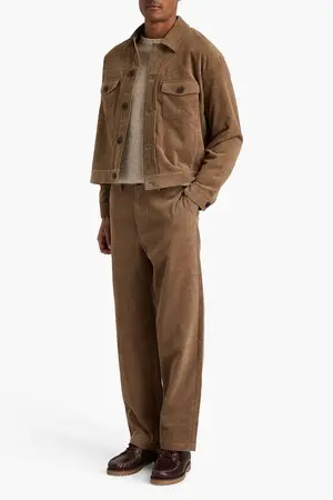 FRAME Tapered Corduroy Pants - Light Brown