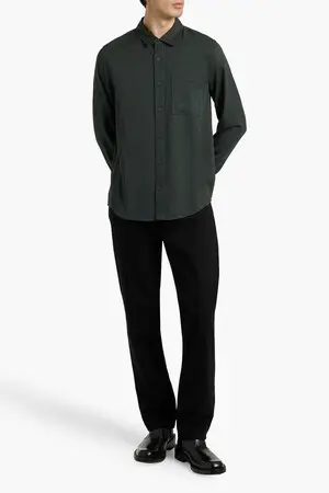 Paige Wardin Twill Shirt - Forest Green