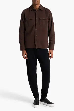 Paige Wilburt Cottonflannel Overshirt - Chocolate