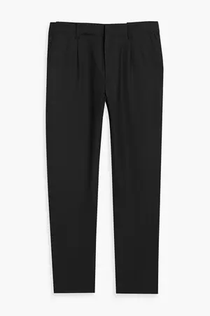 Rag & Bone Wool-blend Twill Shift Pants - Black