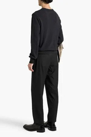 Rag & Bone Wool-blend Twill Shift Pants - Black