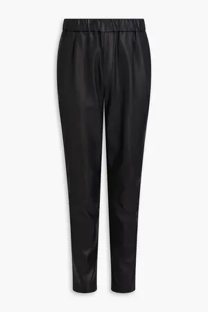 Paige Tapered Leather Pants