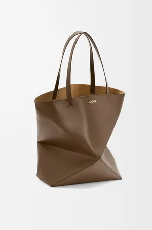 Loewe Xl Puzzle Fold Tote - Umber