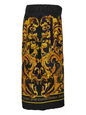 Versace Baroque-print Shorts - Black