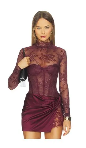 Retrofete Valentina Bodysuit - Port