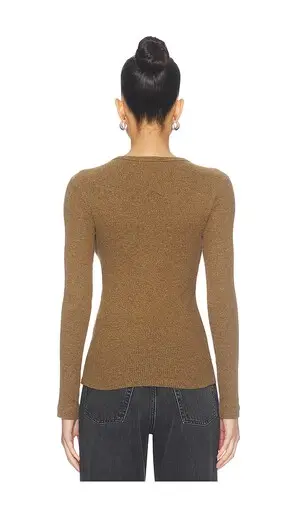 AGOLDE Delphi Slim Tee - Brew