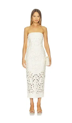 Hibiscus Cutwork Midi Dresses