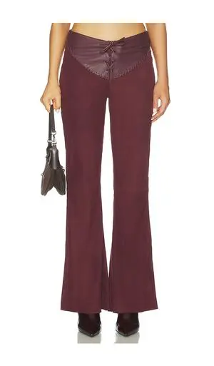 UNDERSTATED LEATHER Sonny Suede Pant