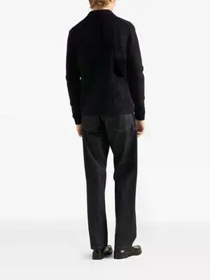Prada Straight-leg Jeans With Back Strap - Blue