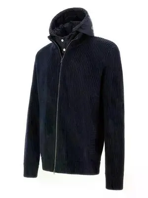 Herno Ribbed-knit Wool Jacket