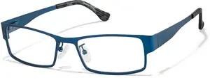 Zenni Rectangle Full Rim Eyeglasses - Blue