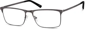 Zenni Rectangle Full Rim Eyeglasses - Graphite