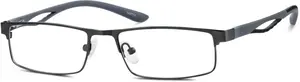 Zenni Rectangle Full Rim Frame - Gray