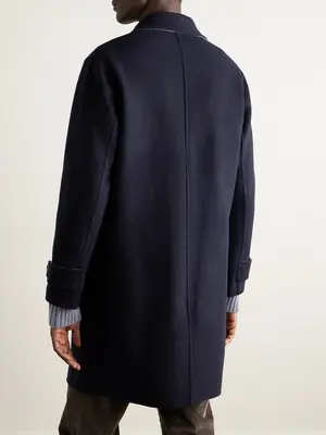 Eleventy Reversible Wool-felt Coat