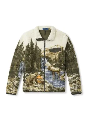 Polo Ralph Lauren Printed Fleece Jacket - Multi