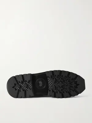 Canada Goose Keystone Leather And Twill Boots - Black