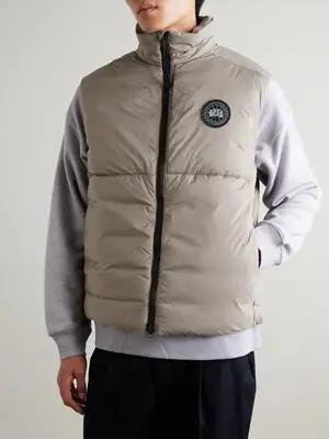 Canada Goose Lodge Quilted Shell Down Gilet - Brown