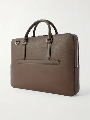 Smythson Full-grain Leather Briefcase