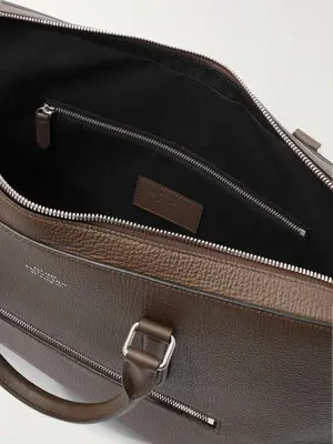 Smythson Full-grain Leather Briefcase