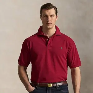 Men's Ralph Lauren Red Shirts Polos