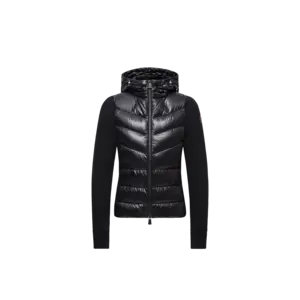 Moncler Padded Zip-up Hoodie - Black